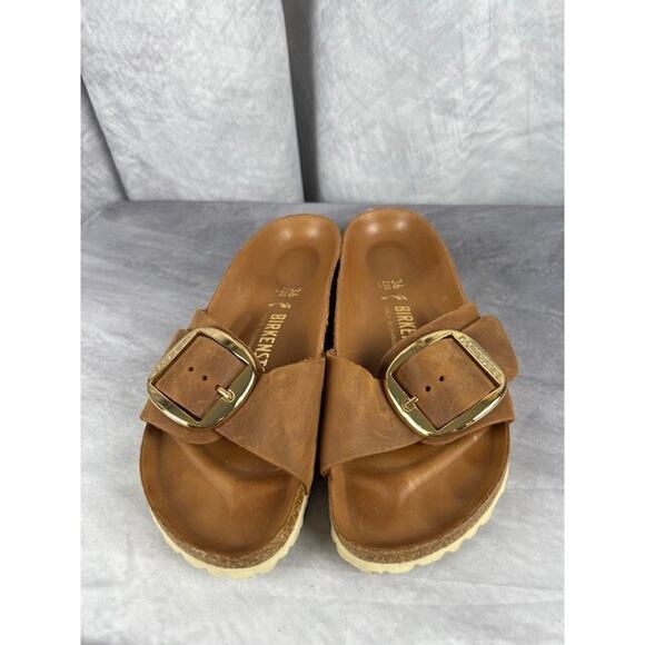 Birkenstock | Shoes | Birkenstock Madrid Big Buckle Slide Sandals Oiled ...
